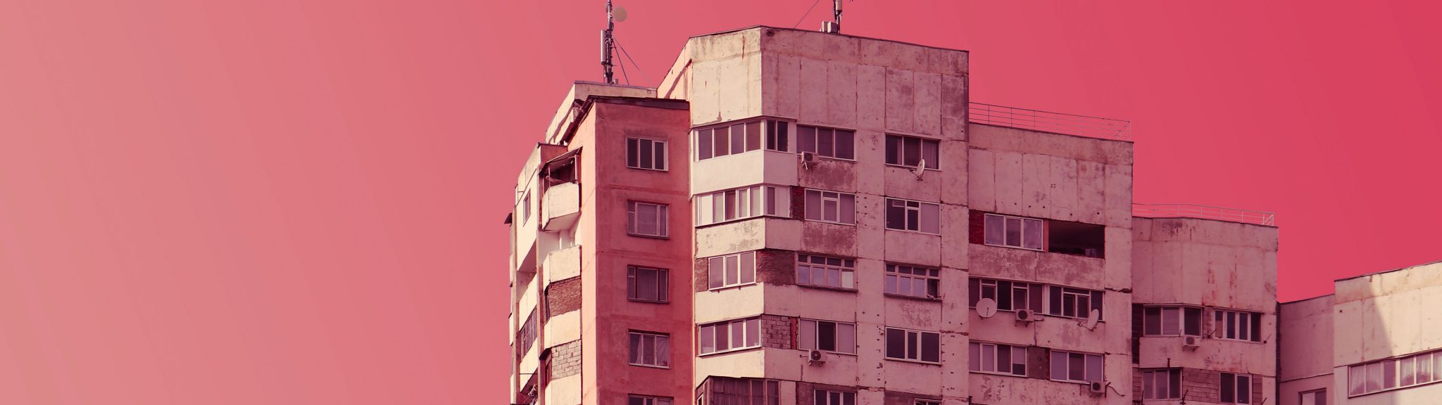 Pink Building – (3840×1080 and 5120×1440 Wallpaper) | 32:9 Super ...