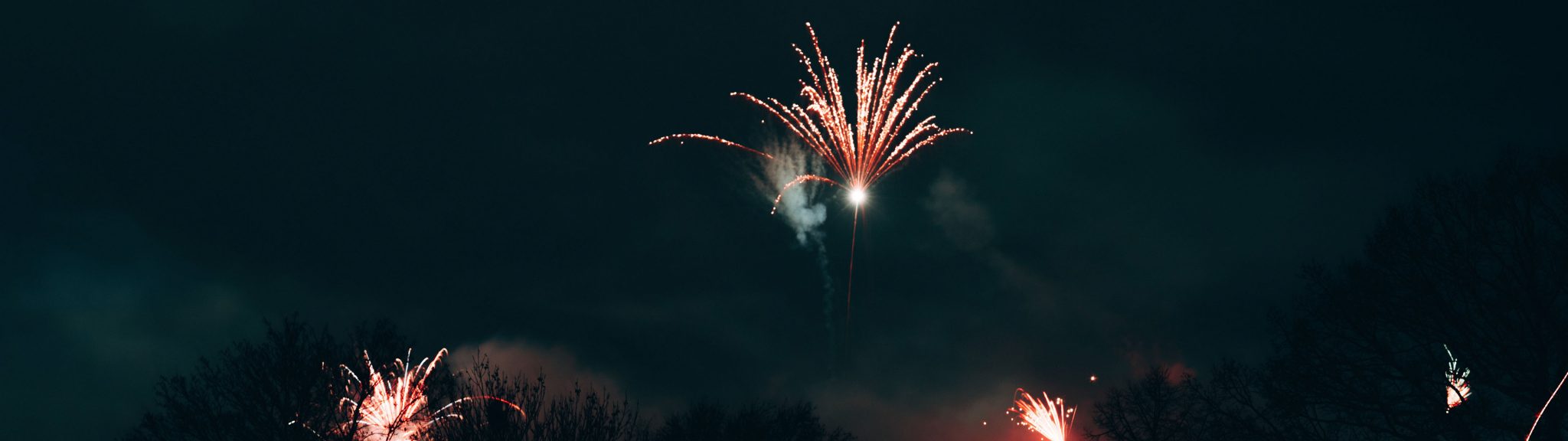 Red Fireworks – (3840×1080 and 5120×1440 Wallpaper) | 32:9 Super ...